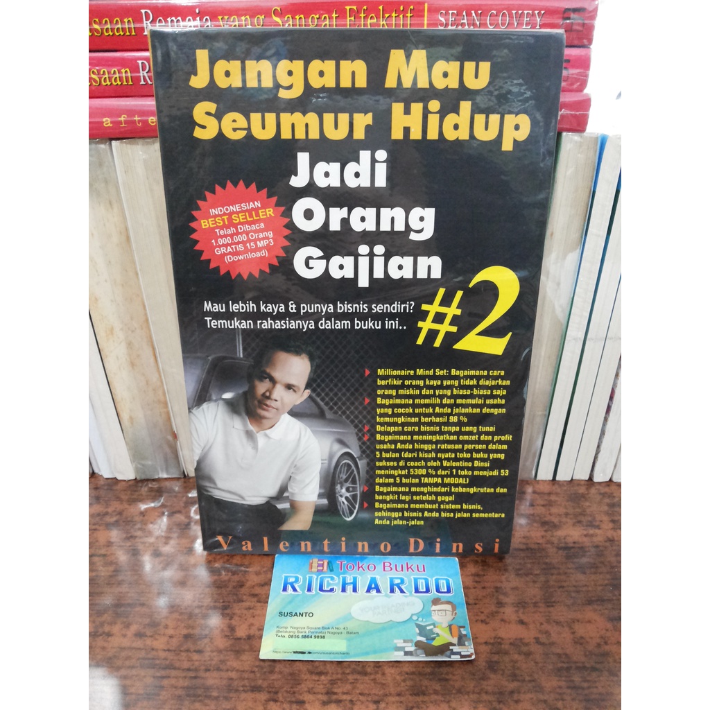 Jual Buku Jangan Mau Seumur Hidup Jadi Orang Gajian 2 --- Valentino ...