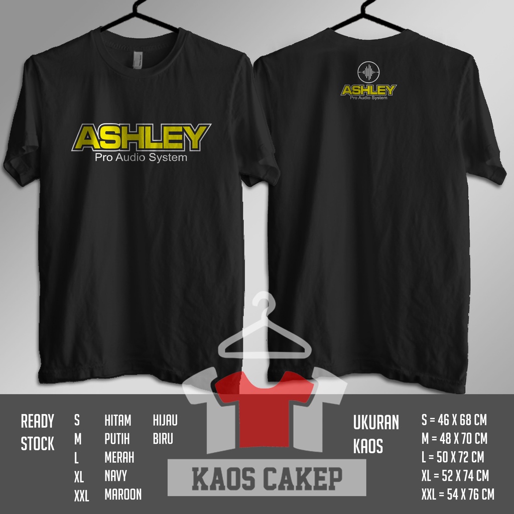 Jual Kaos Ashley Pro Audio System DB Operator Sound System v2 Baju ...