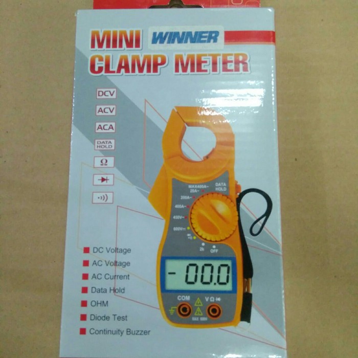 Jual Tang Amper Ampere Mini Clamp Meter Winner | Shopee Indonesia