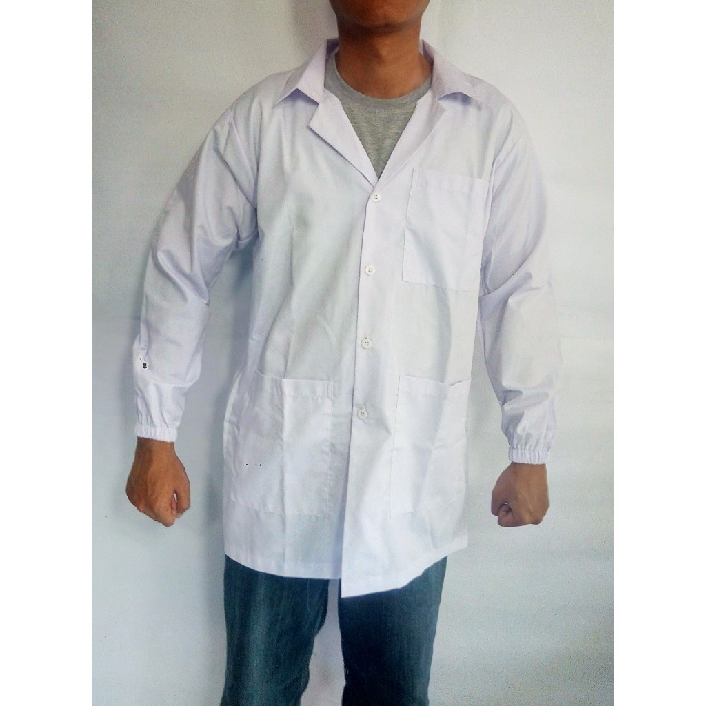 Jual JAS LABORATORIUM LENGAN PANJANG / JAS LAB LENGAN PANJANG /JAS PRAKTEK PRAKTIKUM / BAJU LAB ...