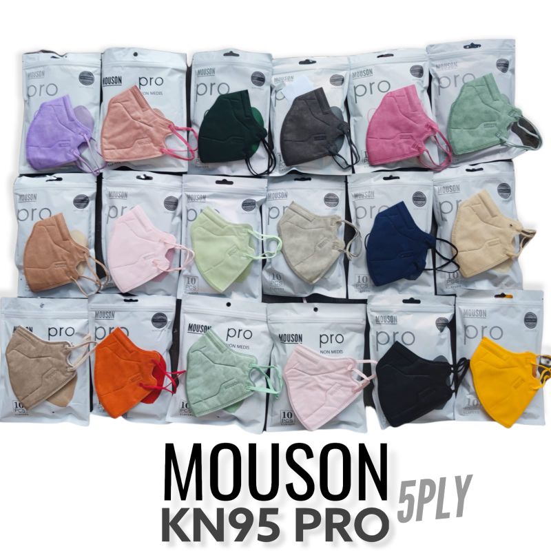 Jual Masker KN95 5 ply pro mouson isi 10 pcs ~ per pack (good quality ...