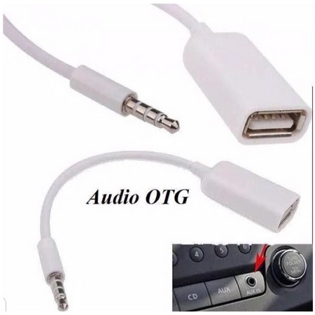 Jual Kabel Audio OTG Jack 3.5mm AUX to USB 2.0 OTG Adapter Converter ...