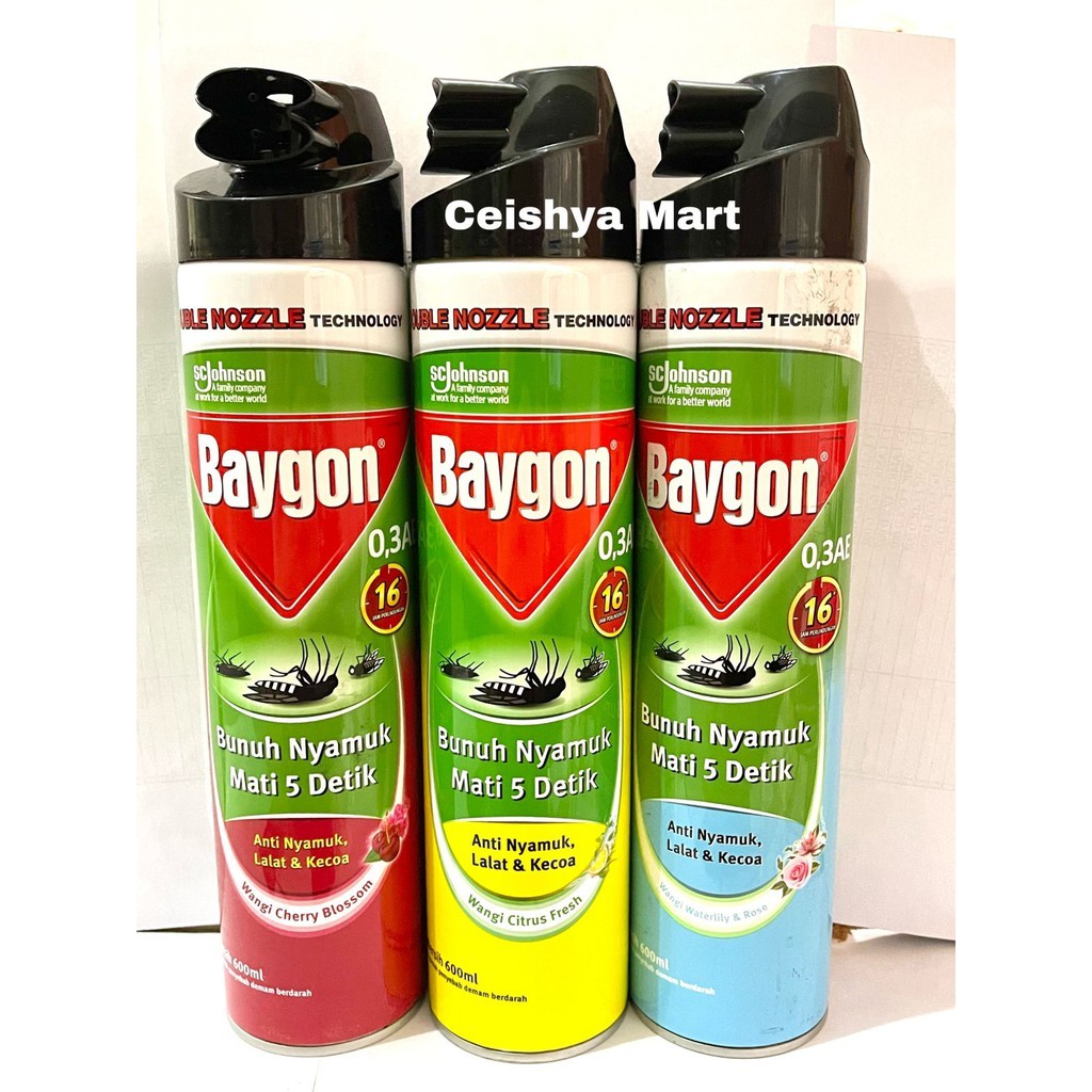Jual Baygon Aerosol All Varian 600 ml | Shopee Indonesia