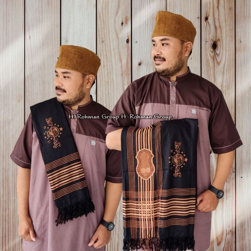 Jual Sorban Khasmiri Terompa Nabi / Sorban Habaib / Aridha Motif Logo ...