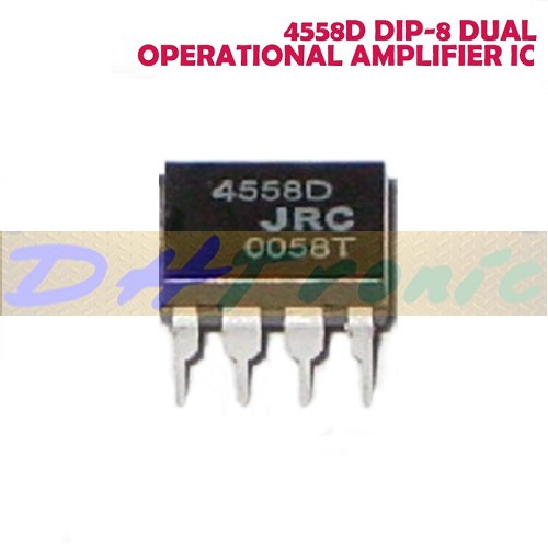 Jual IC Op-Amp JRC4558 / IC JRC4558D / JRC4558 / JRC 4558 / 4558D DIP-8 DUAL OPERATIONAL ...