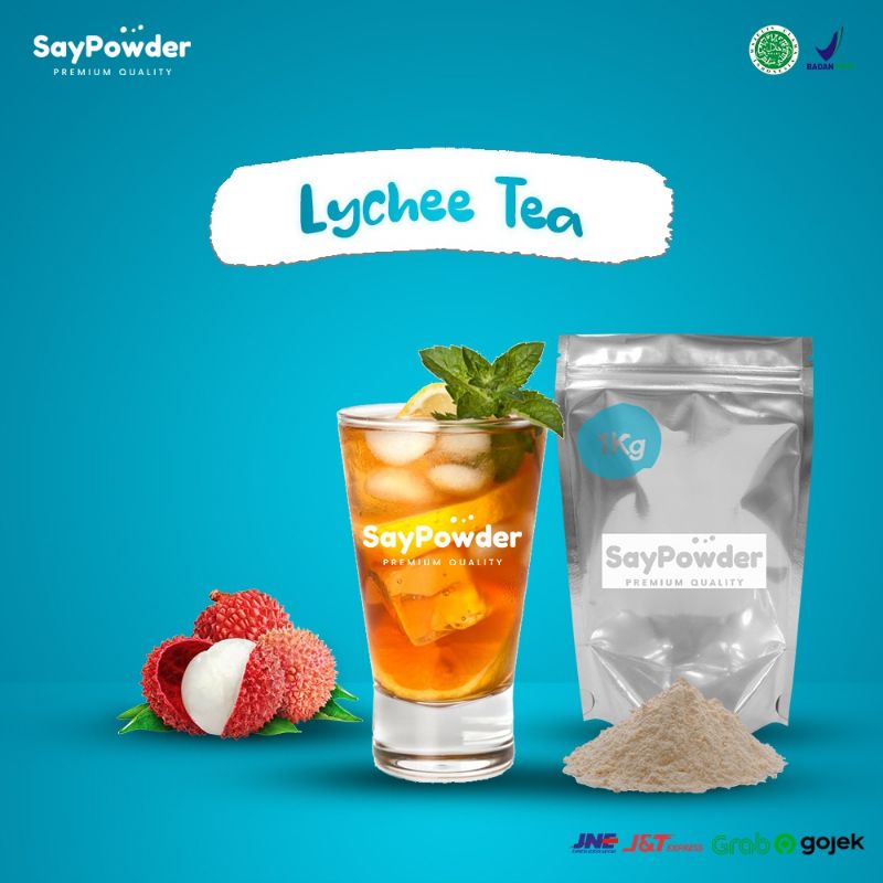 Jual Serbuk minuman kekinian rasa Lychee Tea BPOM dan Halal bubuk ...