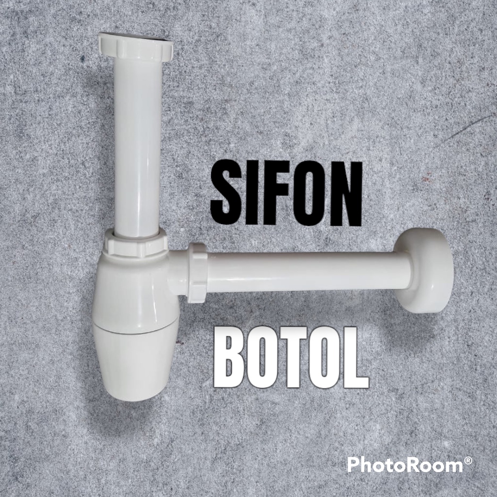 Jual Sifon Botol Plastik Pvc Fleksibel Pembuangan Air Wastafel Sivon ...