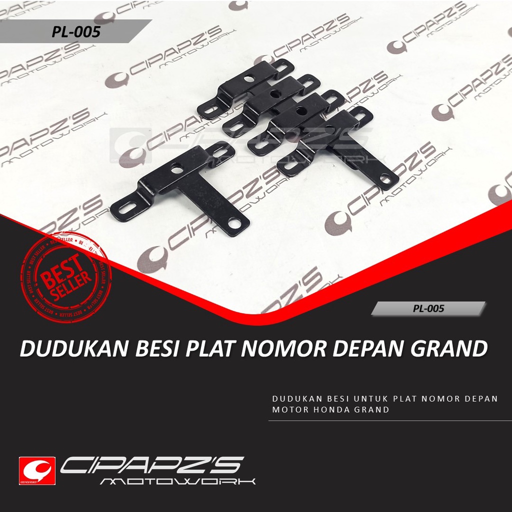 Jual DUDUKAN BESI PLAT NO DEPAN GRAND | Shopee Indonesia