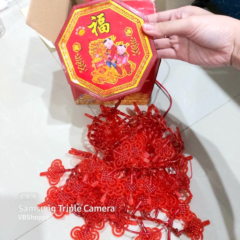 Jual hiasan gantung lampion petasan LED suara listrik model cabe ...
