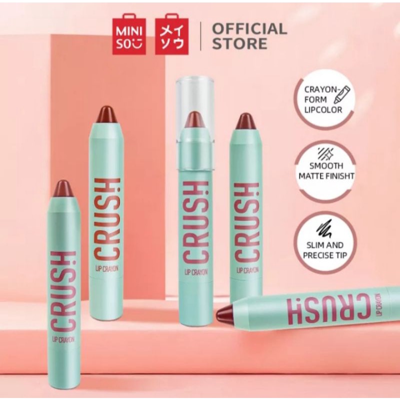 Jual Miniso Lip Cream - Lip Crush Lip Crayon | Shopee Indonesia