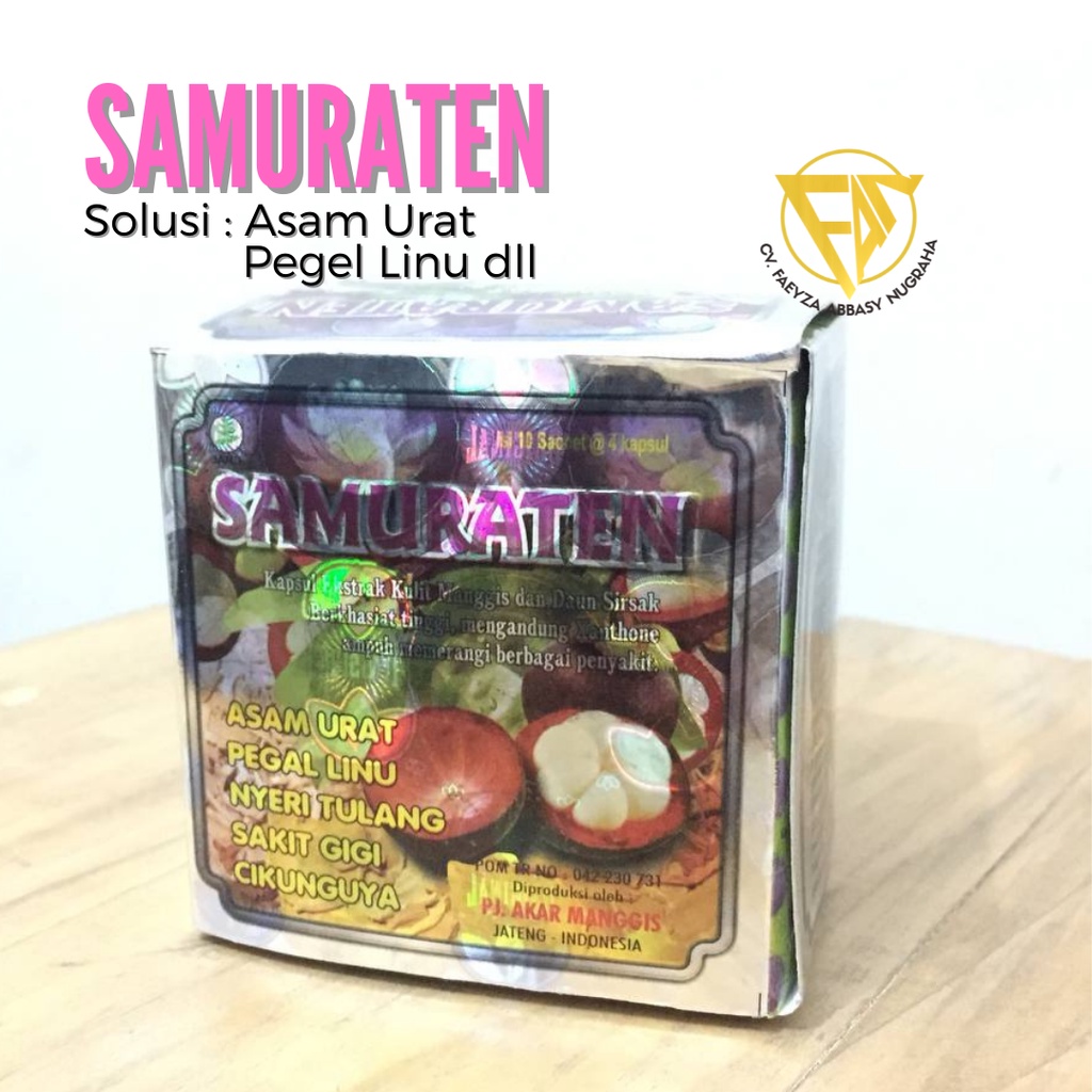 Jual HERBAL SAMURATEN ORIGINAL KEMASAN TERBARU PER BOX 10 Sachet Isi 4 ...