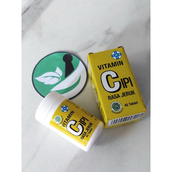 Jual VITAMIN C 50mg IPI RASA JERUK ISI 45 TABLET | Shopee Indonesia
