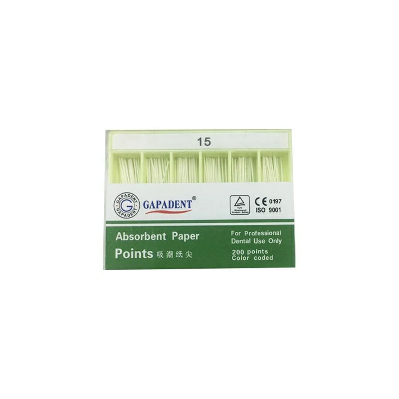 Jual Dental paper point gapadent / papper points Endo PSA size 15-40 ...