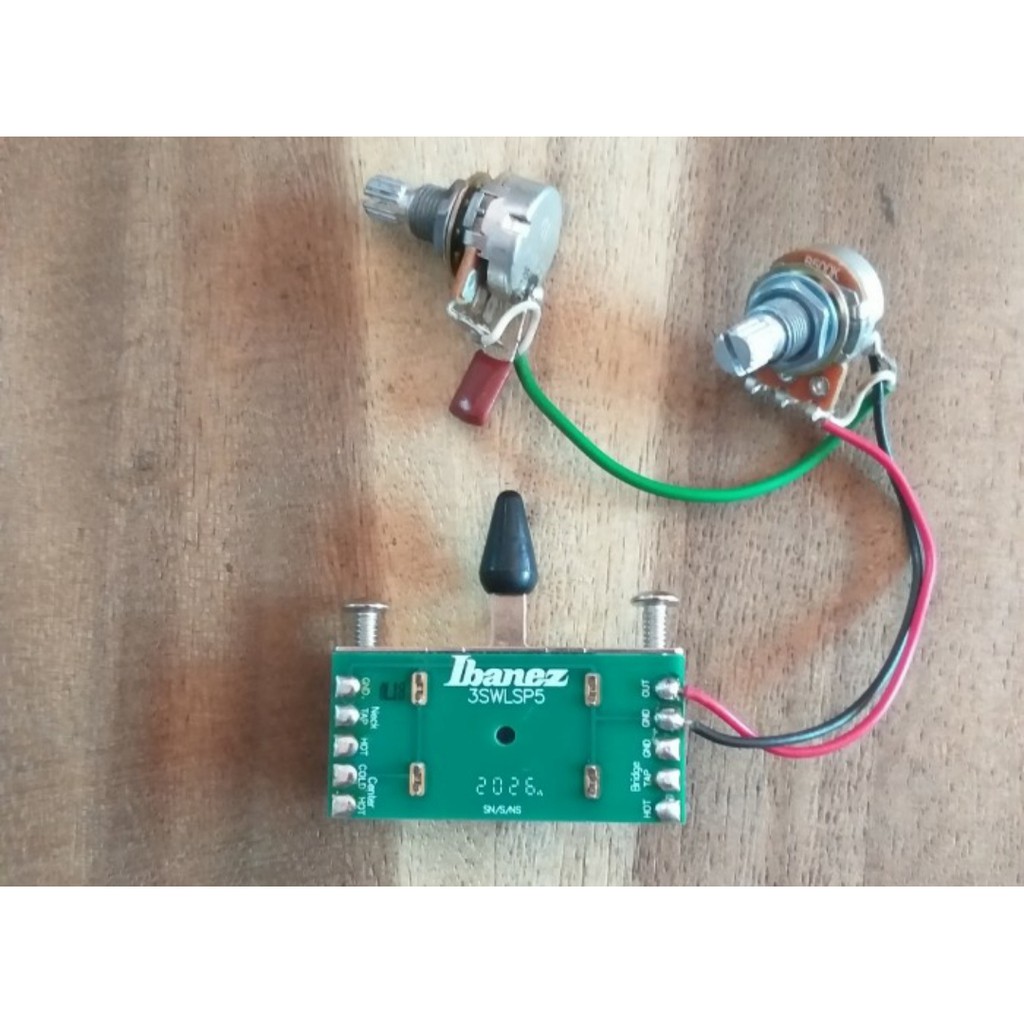 Jual Wiring Set Ibanez 5 Way Switch Selector for Pickup HSH/HSS ...