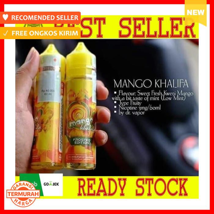 Jual NEW BATCH PREMIUM LIQUID MANGO KHALIFA MANGGO KALIFA */NOT EXO ...