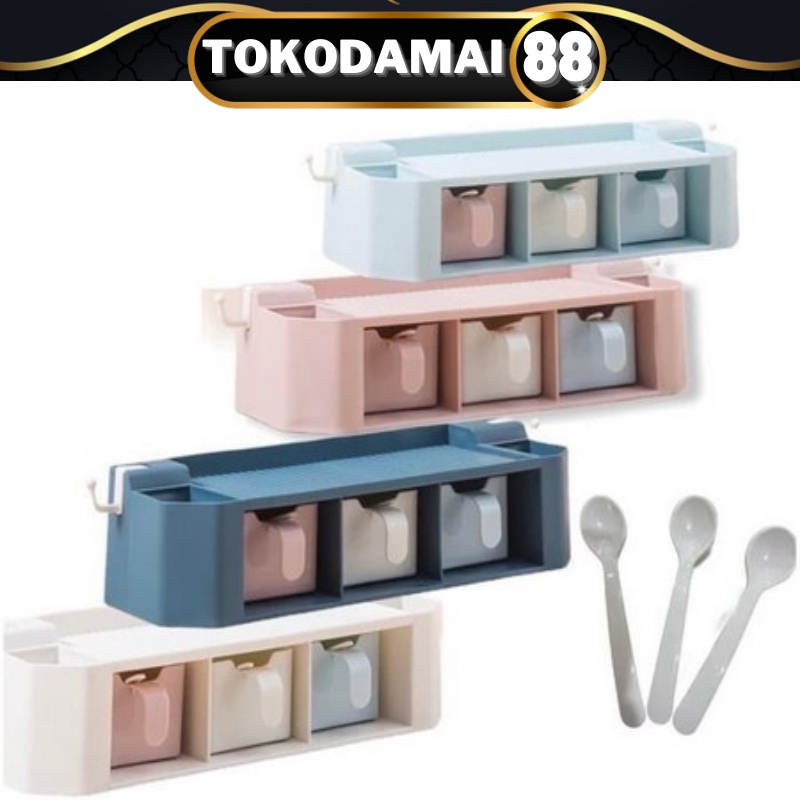 Jual Tempat Bumbu Rak Dapur Bumbu 3 Laci Serbaguna Kitchen Set ...