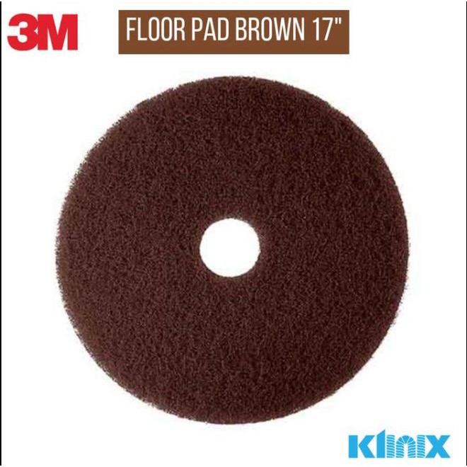 Jual 3M Floor Pad Brown 17" / Floor Strip / Pad Coklat / Kupas Lantai ...