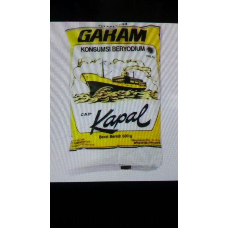 Jual garam cap kapal 500g | Shopee Indonesia