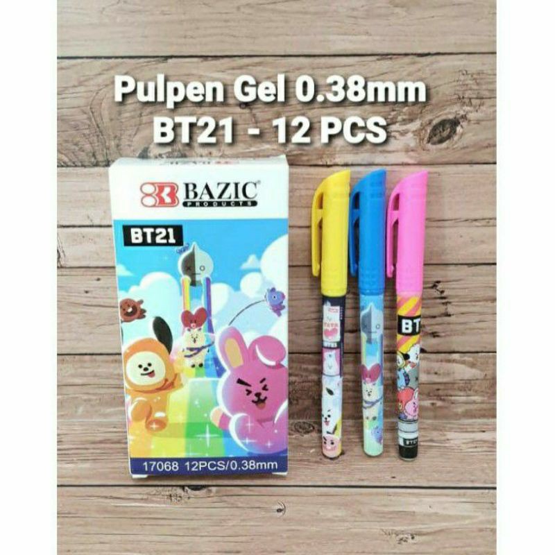 Jual Pulpen / Pen Gel isi 12 pcs Tebal 0.38mm | Shopee Indonesia