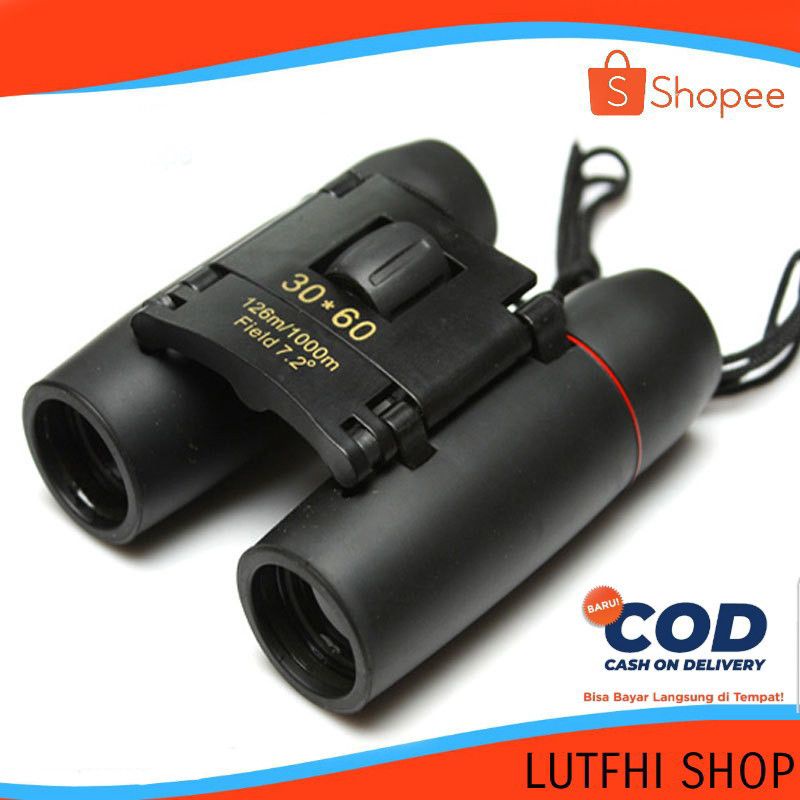 Jual teropong 30x60 126/1000 meter day night mini portable binocular ...