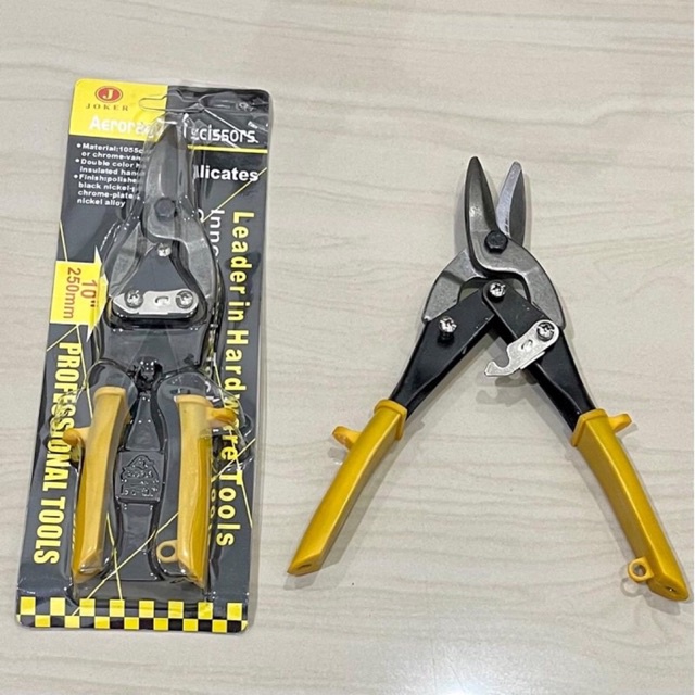Jual HPP JOKER gunting aviation 10”inci gunting seng baja ringan 10 ...