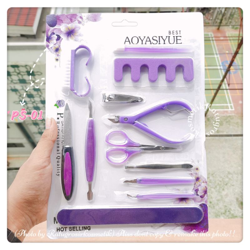 Jual TERBARU!!!ALAT MANICURE & PEDICURE SET PERAWATAN KUKU LENGKAP ...