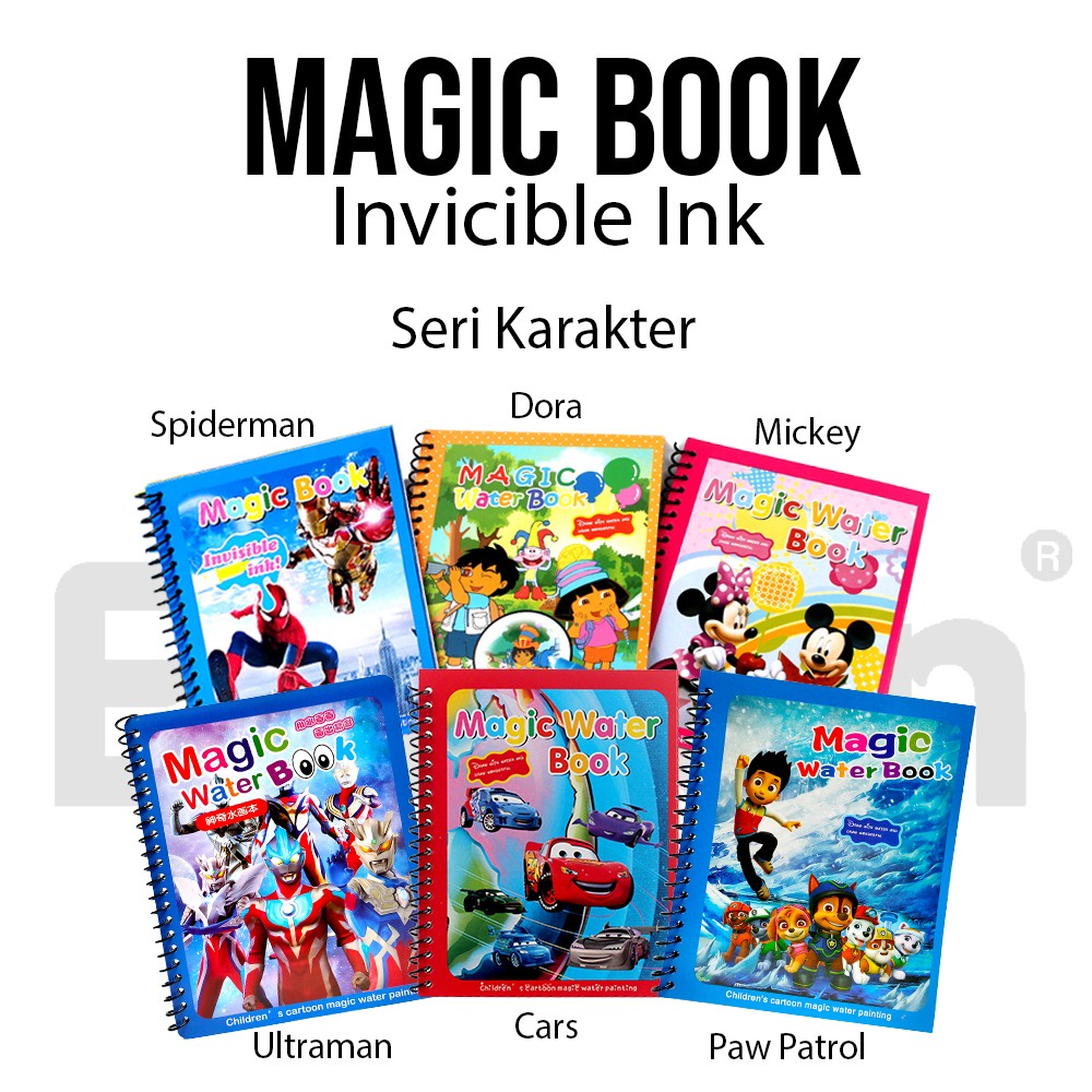 Jual Buku Mewarnai / Magic Water Book / Buku Mewarnai Water Doodle ...