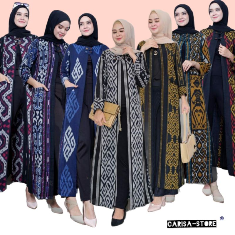 Jual outer tenun troso motif batik LD 110cm high quality | Shopee Indonesia