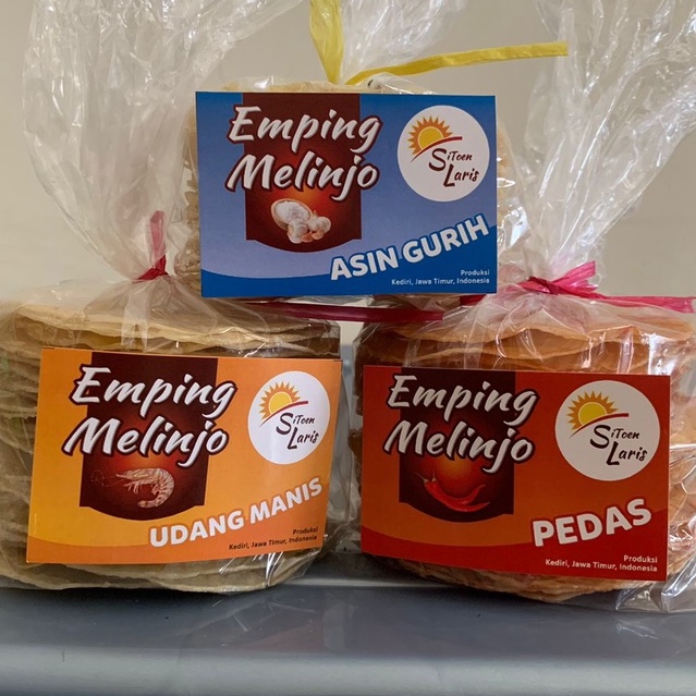 Jual Emping Melinjo (Gnemon) Lebar MENTAH, ISI 25 lembar tersedia 3 ...