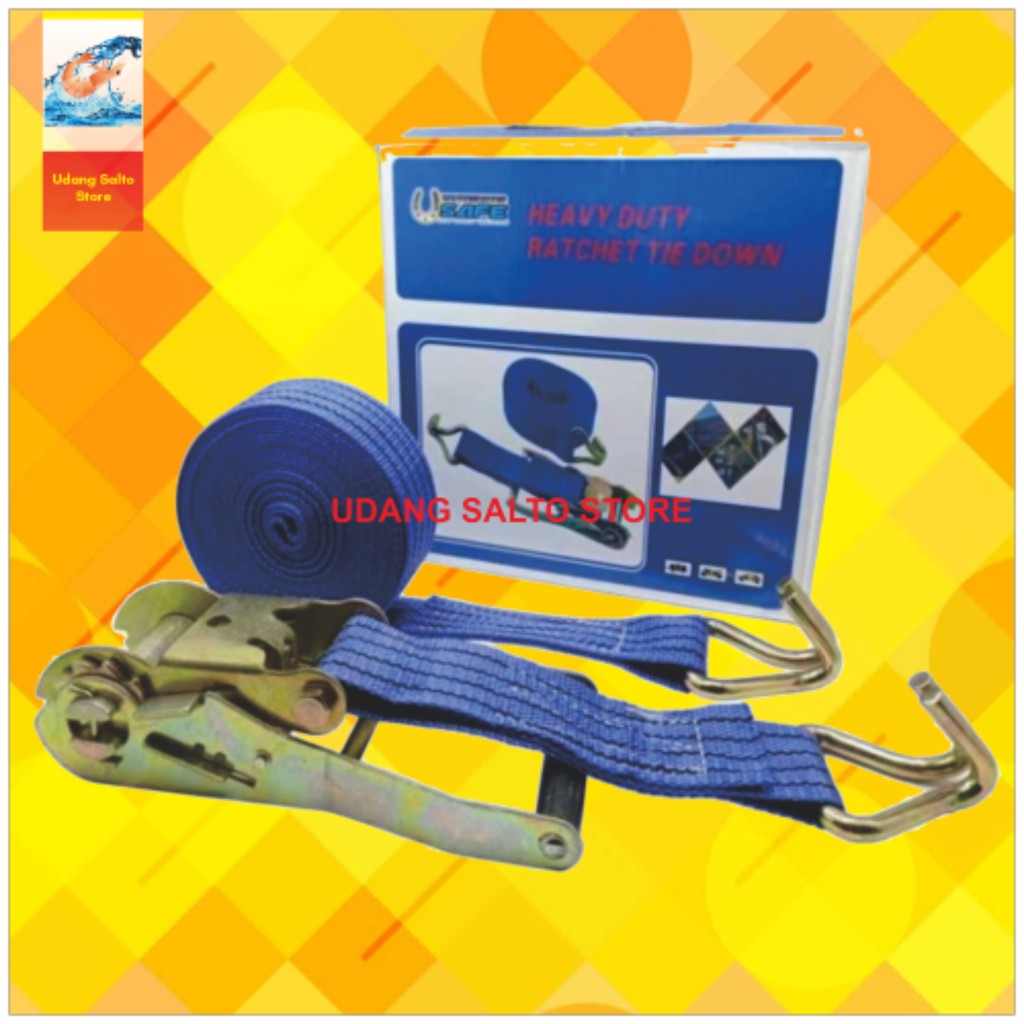 Jual Rachet Tie Down 2"x8M Cargo Lashing Tali Pengikat Barang Bak Truk ...
