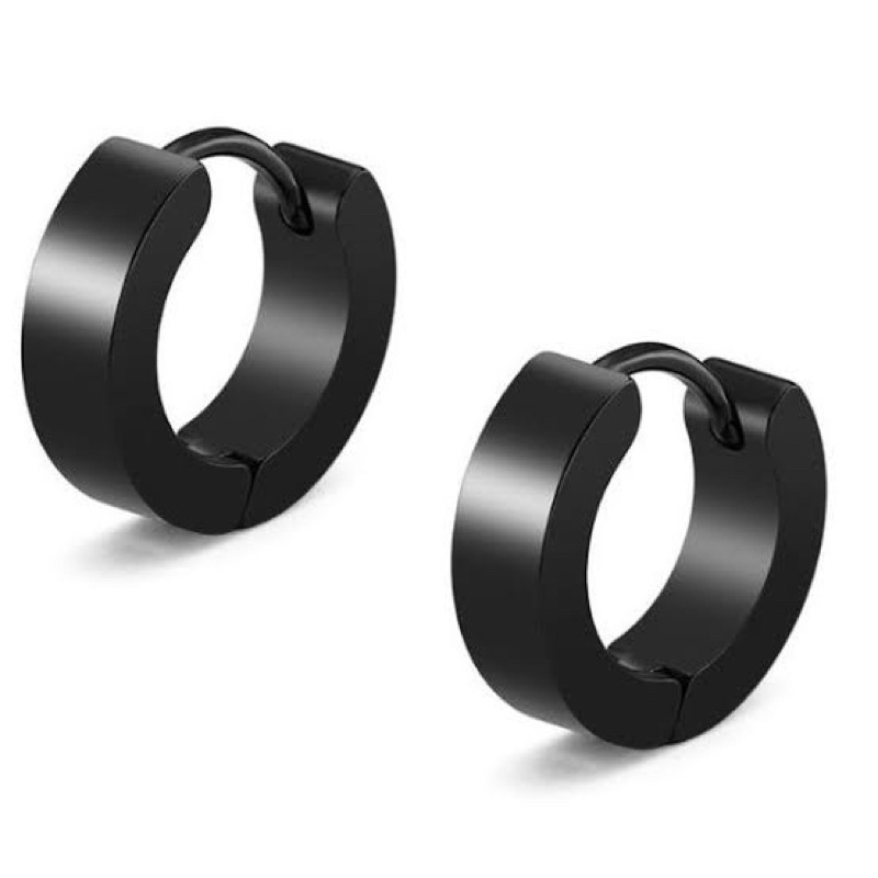 Jual Anting gantung hitam korea bts trend 2022 tindik dan non tindik ...