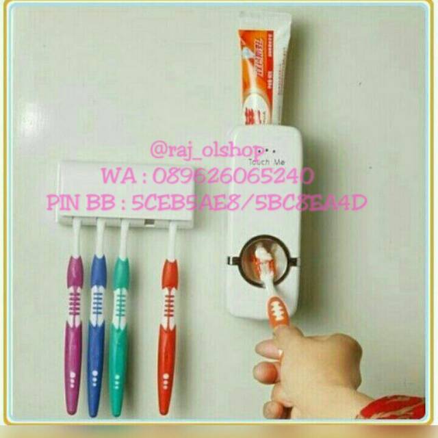 Jual Dispenser Odol praktis unik simple gampang di gunakan pasta gigi ...