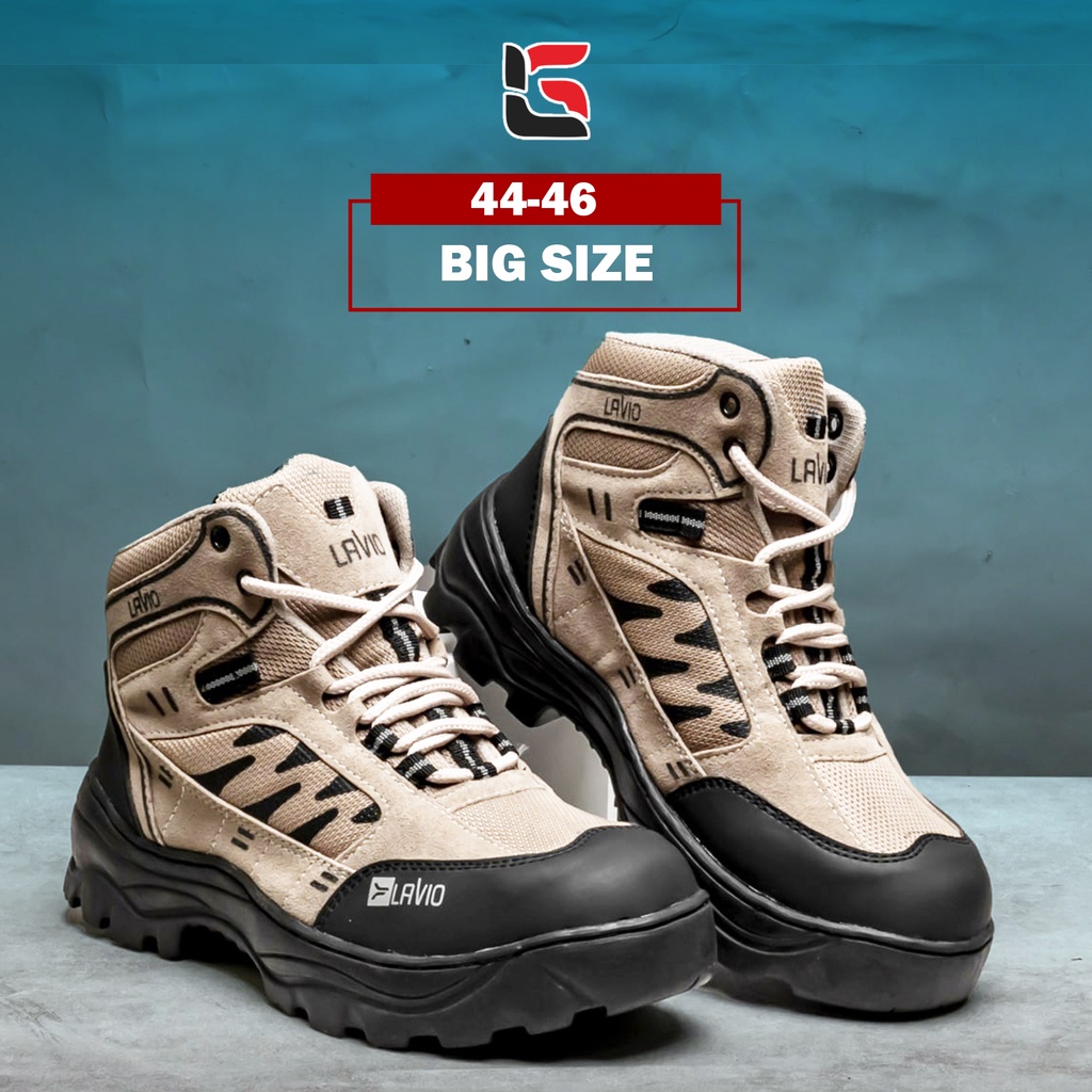 Jual Sepatu Safety Pria Big Size Jumbo Ukuran 44-45 Premium Quality ...