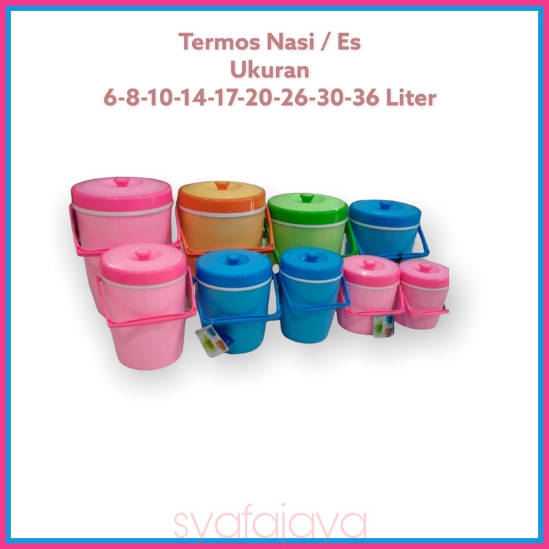 Jual SANATA Termos Nasi / Termos Es Sanata Ukuran 6-8-10-14-17-20-26-30 ...