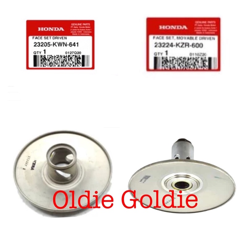 Jual 23205-KWN-641 23224-KZR-600 Face Set Movable Driven Pulley Poly ...