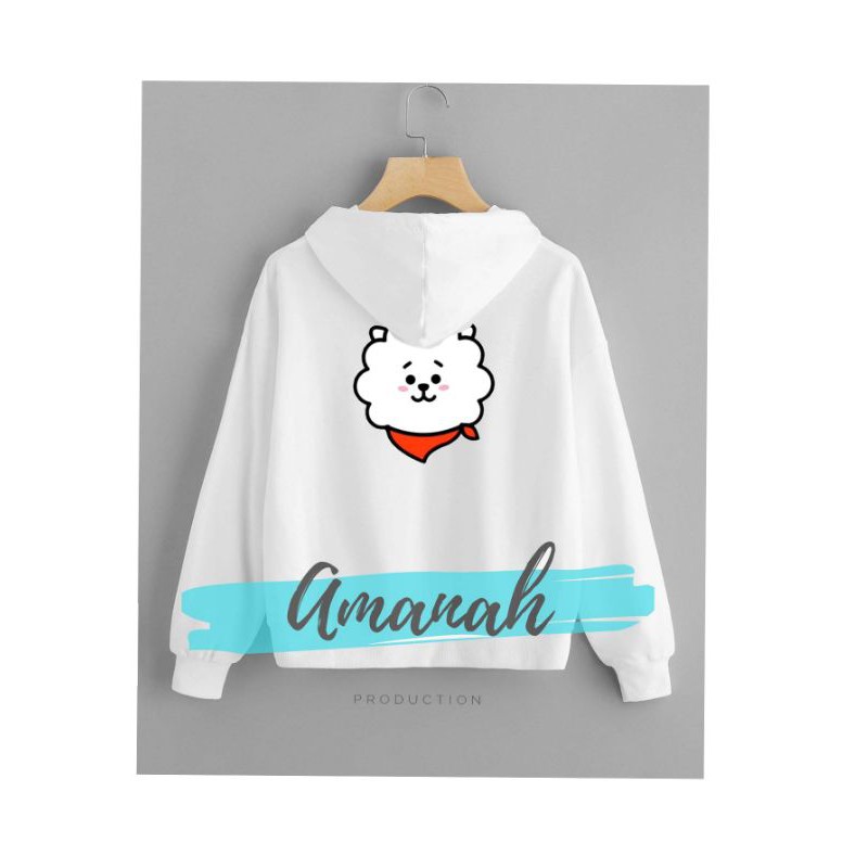 Jual SWEATER HOODIE ANAK BT21 RJ SENYUM IMUT LUCU,COCOK DIPAKAI DIMANA ...