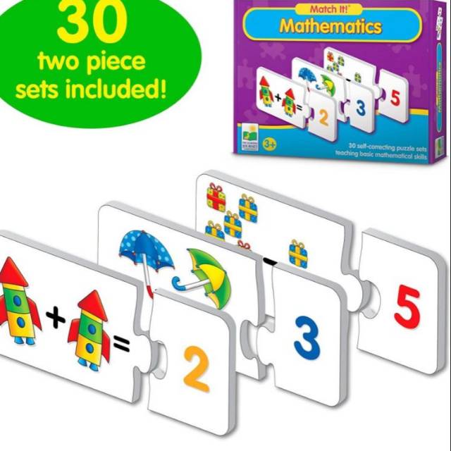 Jual PUZZLE EDUKASI MATCH IT MATH MATHEMATICS BELAJAR MATEMATIKA SERU ...