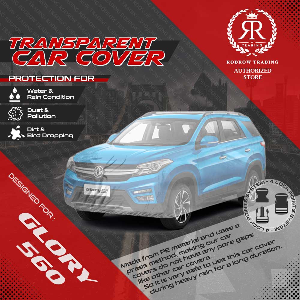 Jual Sarung Penutup Cover Mobil Plastik Transparan DFSK GLORY 560 Tebal ...