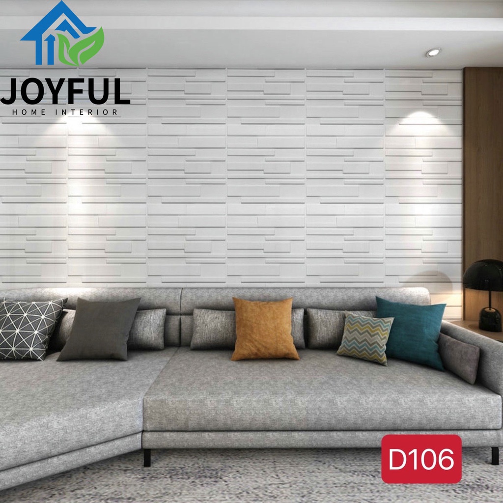 Jual Joyful Home Interior - Wallpaper Dinding PVC 3D Wallpanel • 50cm x ...