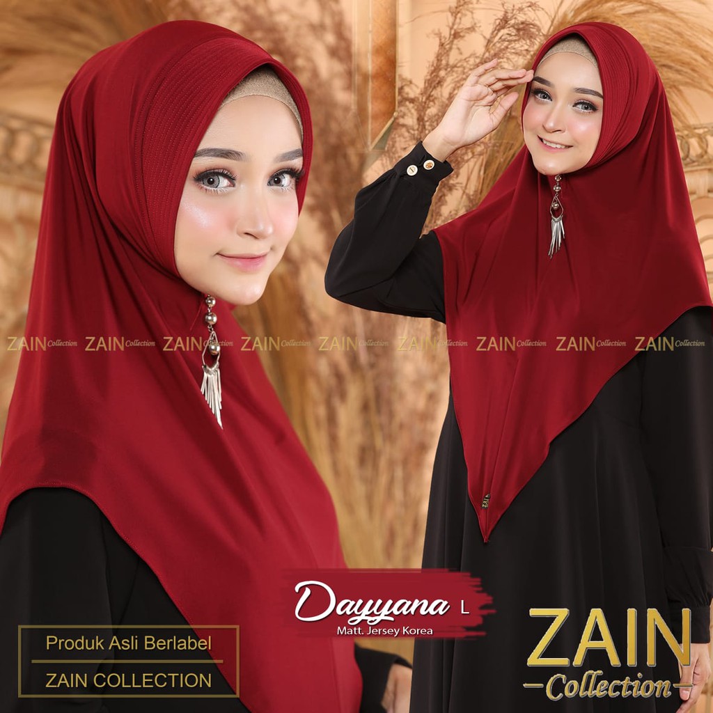 Jual Jilbab Syari Instan Dayyana L Ori Zain Collection | Shopee Indonesia