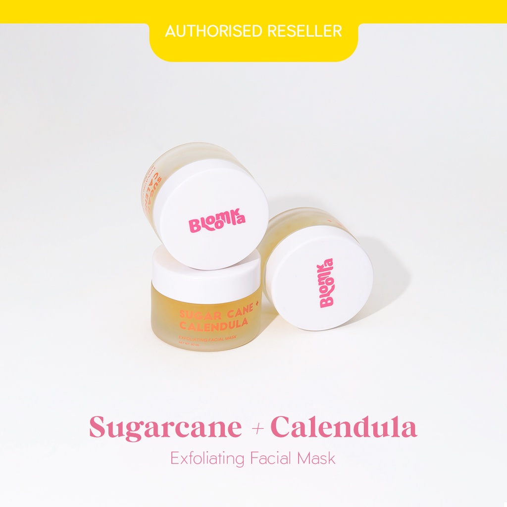 Jual Bloomka Sugar Cane + Calendula Exfoliating Gel Mask | Shopee Indonesia