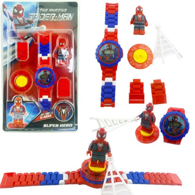 Jual MAINAN JAM TANGAN ANAK-ANAK LEGO WATCH 4WARNA MARVELL AVENGERS ...