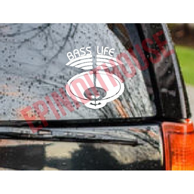 Jual Stiker Bass Life Speaker Sound Cutting Sticker Motor Mobil Laptop ...