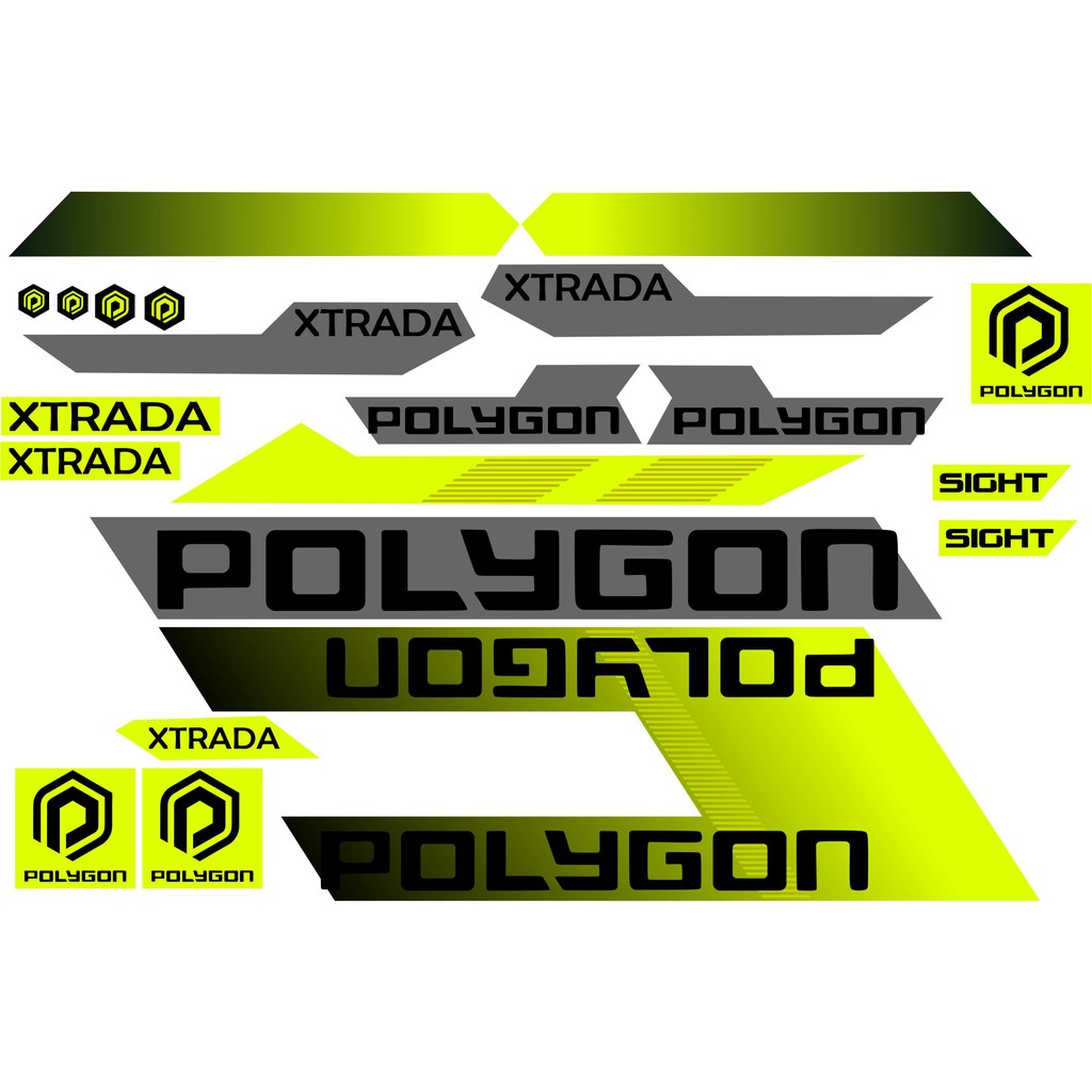 Jual stiker decal sepeda polygon strada sticker | Shopee Indonesia