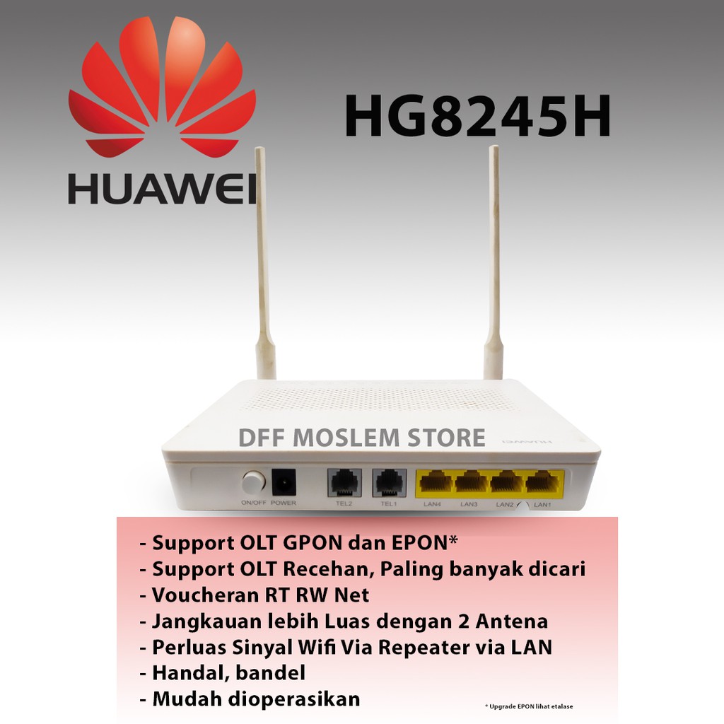 Jual Modem Wifi Router Huawei HG8245H ONT GPON EPON OLT Recehan | Shopee Indonesia