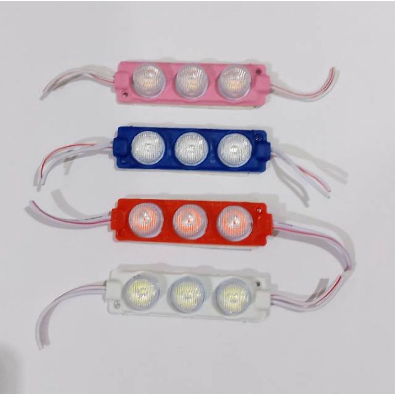 Jual Lampu Led 3 Mata 12v 24v 3 Watt Modul Led Motor Mobil Neon Box