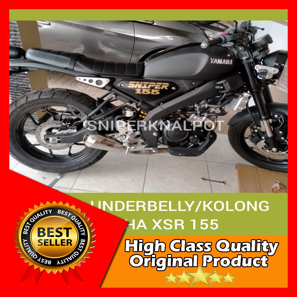 Jual Knalpot Yamaha xsr 155 xsr155 underbelly kolong stainless anti ...