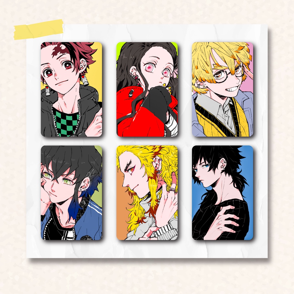 Jual Photocard Anime Kimetsu no Yaiba/Demon Slayer Character ...