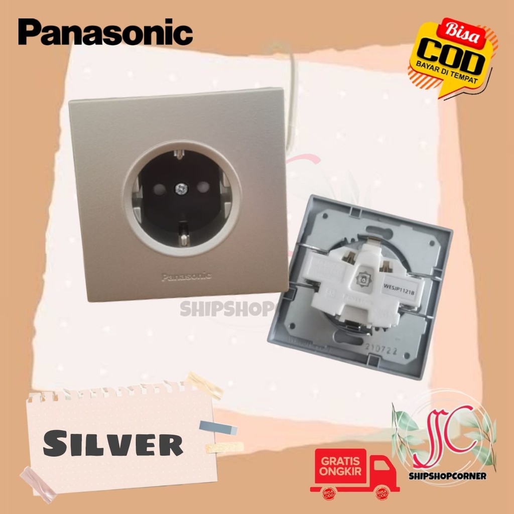 Jual Stop Kontak PANASONIC Minimalis Hitam CP1G WESJP1121 Style ...