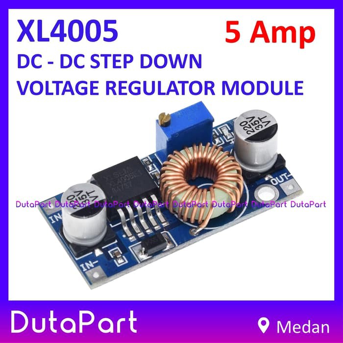 Jual XL4005 5A Adjustable DC-DC Step Down Bulk Converter DC Module ...